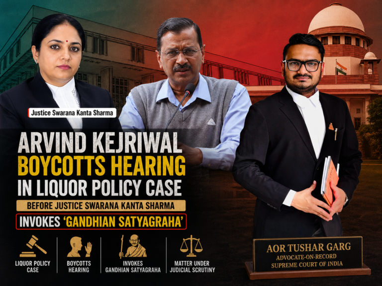 Legal Resistance or Political Symbolism? Arvind Kejriwal’s ‘Gandhian ...